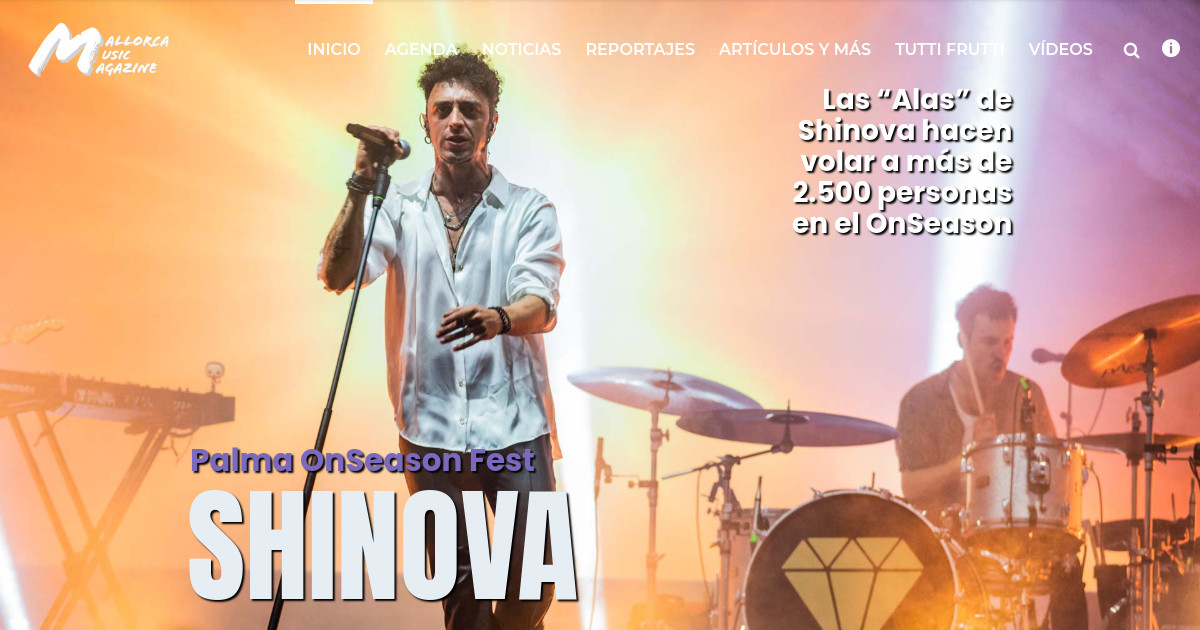 Shinova en el Palma OnSeason Fest | Mallorca Music Magazine